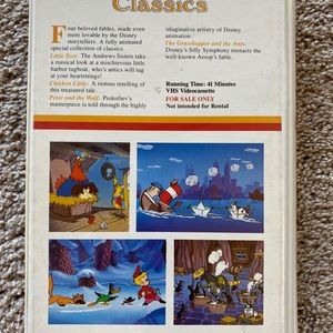 Disney | Other | Walt Disney Storybook Classics Vhs 982 Clam Case ...